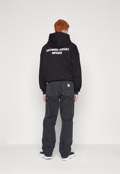 Carhartt WIP DOUBLE KNEE PANT - Straight leg jeans - black stone washed ...