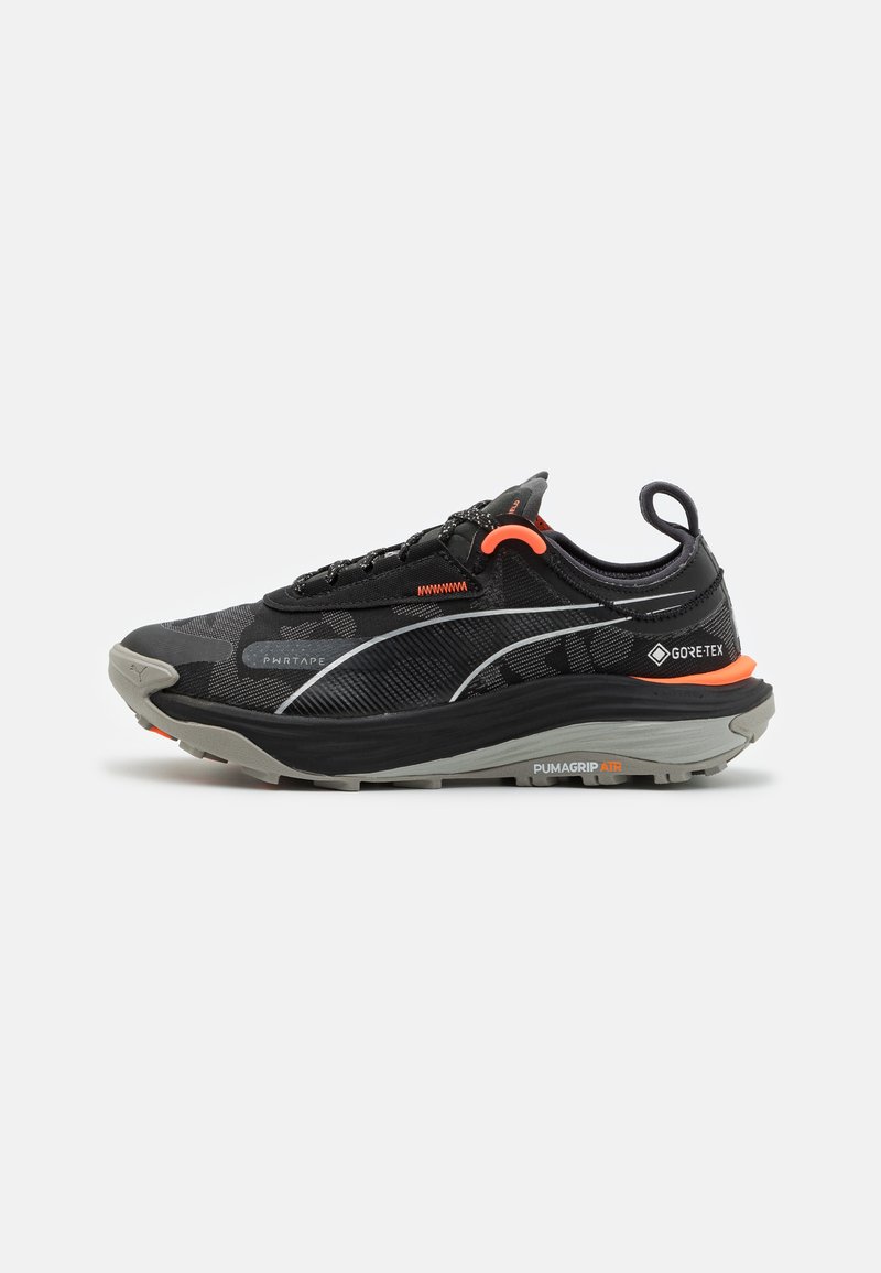 Puma VOYAGE NITRO 3 GTX - Scarpe da trail running - black/neon sun/nero ...