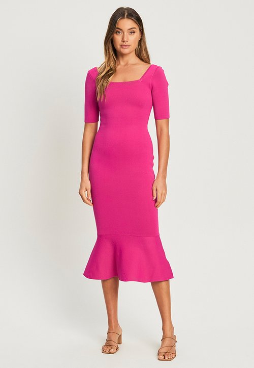 TUSSAH POPPY MIDI - Robe fourreau - red/rouge - ZALANDO.FR