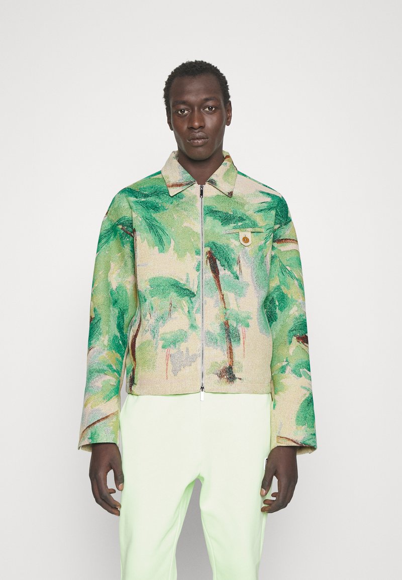 Emporio Armani BLOUSON JACKET - Chaqueta fina - verde acquitrino/verde ...