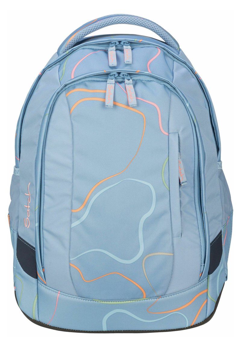 Satch SLEEK - School bag - vivid blue/light blue - Zalando