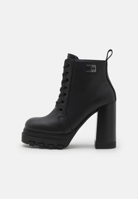 Tommy Jeans LACE UP BOOT - Lace-up ankle boots - black - Zalando