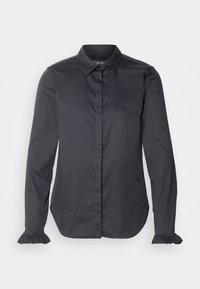 Mos Mosh MATTIE FLIP - Button-down blouse - phantom/anthracite - Zalando.co.uk
