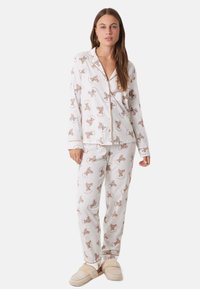 women'secret SET - Pyjama set - brown - Zalando