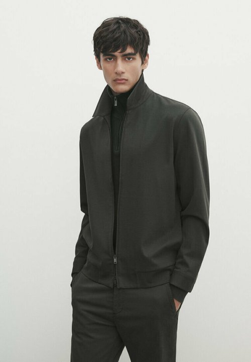 TOM TAILOR KARRIERTE - Jas - grey big herringbone optic/grijs - Zalando.be