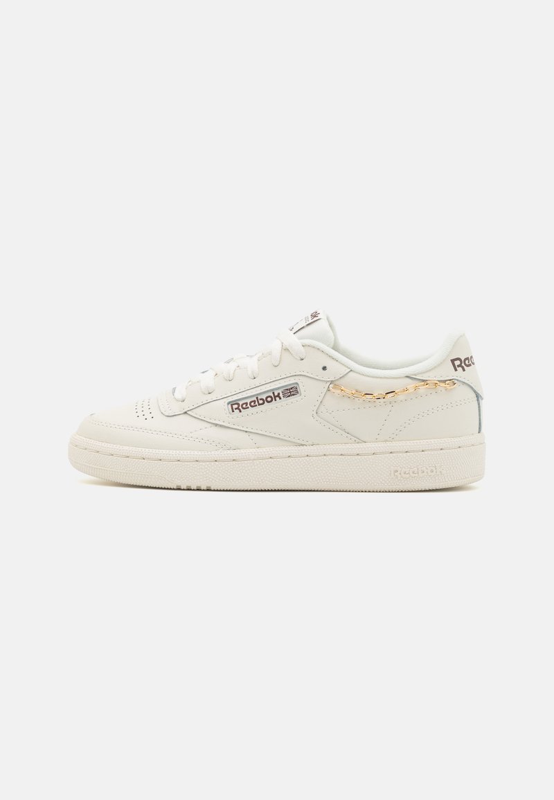 Reebok Classic CLUB C 85 - Sneaker low - off-white/gold/brown/offwhite - Zalando.de