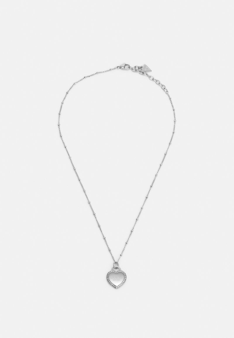 Guess HEART CHARM - Collana - silver-coloured/argentato - Zalando.it