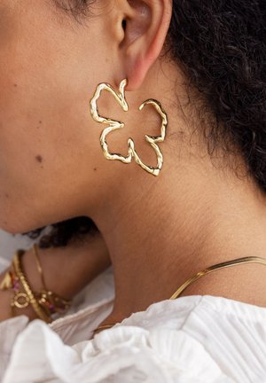 My Jewellery WITH STRINGS OF RHINESTONES - Ohrringe - gold coloured ...