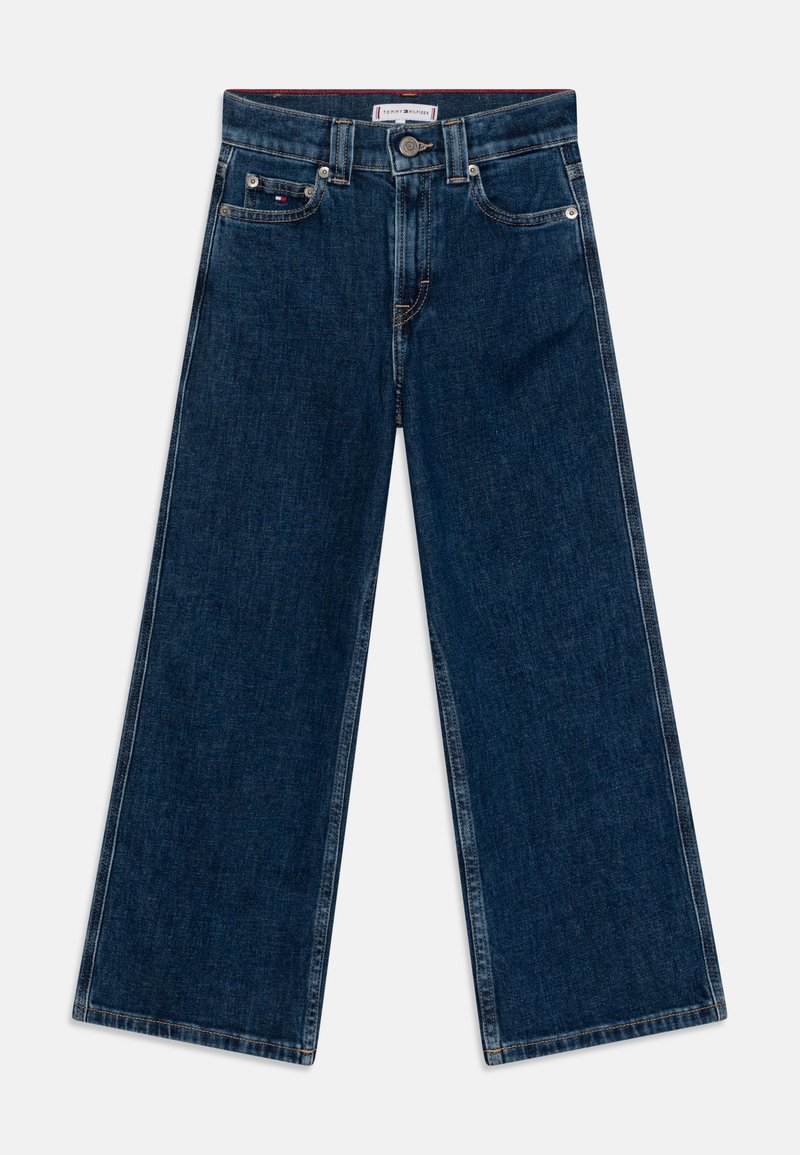 Tommy Hilfiger MABEL - Flared Jeans - mid blue clean/dark-blue denim ...