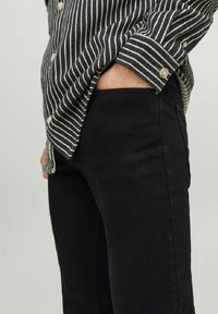 Jack & Jones CLARK ORIGINAL - Jean droit - black denim/denim noir ...