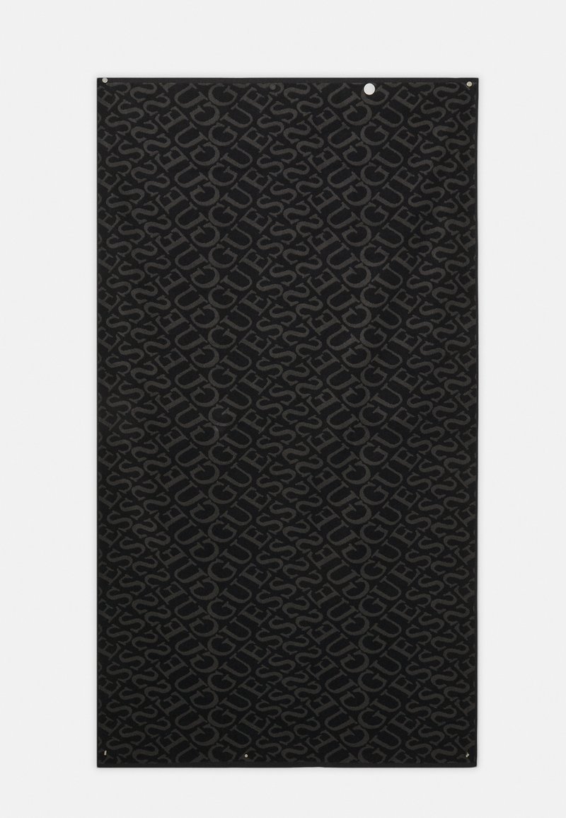 Guess NEW UNISEX TOWEL - Beach accessory - black/black - Zalando.co.uk