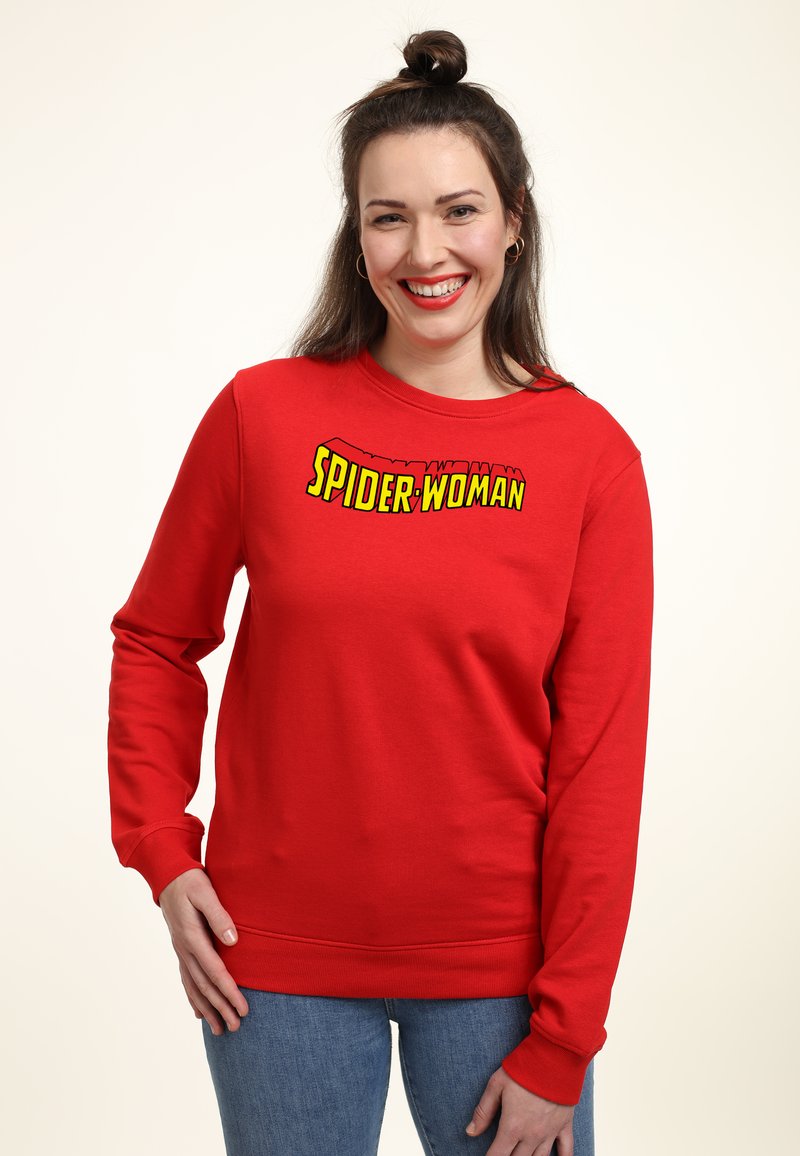 Henry Tiger SPIDER-MAN SPIDERWOMEN LOGO - Sweater - red/rood - Zalando.be