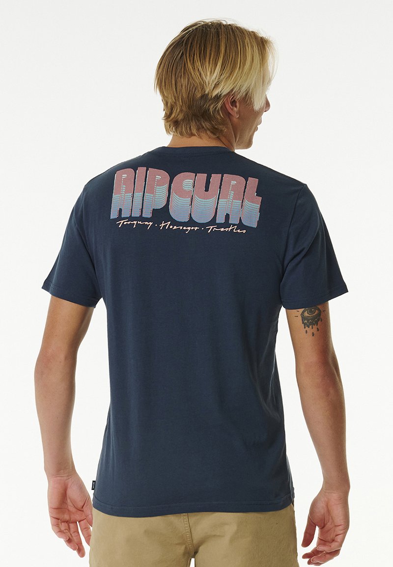 Rip Curl SURF REVIVAL REPEATER - T-shirt z nadrukiem/niebieski - Zalando.pl