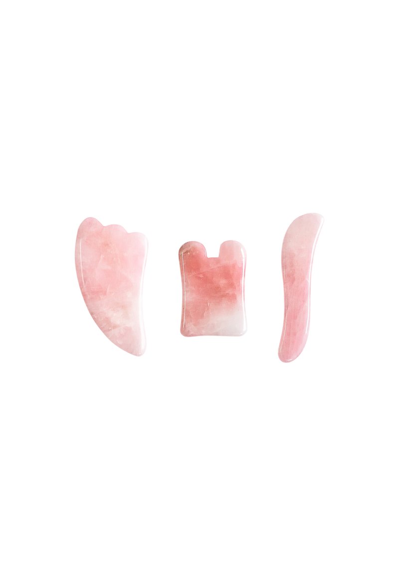 ZOË AYLA 3 PIECE GUA SHA SET - Skincare tool - pink - Zalando.de