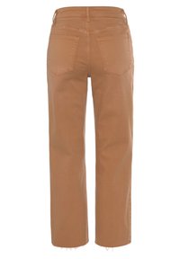 LASCANA Jeans Straight Leg - rostbraun/braun - Zalando.at