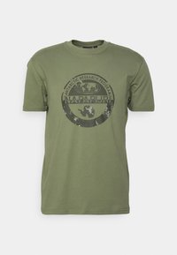 Napapijri BOLLO - T-Shirt print - blue marine/dunkelblau - Zalando.ch