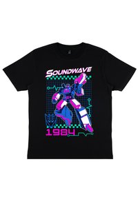 Henry Tiger THE TRANSFORMERS SOUNDWAVE RETRO - Triko s potiskem - black ...