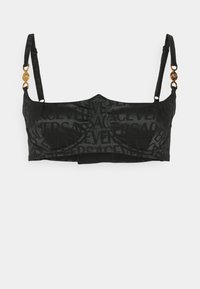 Versace UNDERWEAR LOGOMANIA - Sujetador con aros - black/negro - Zalando.es
