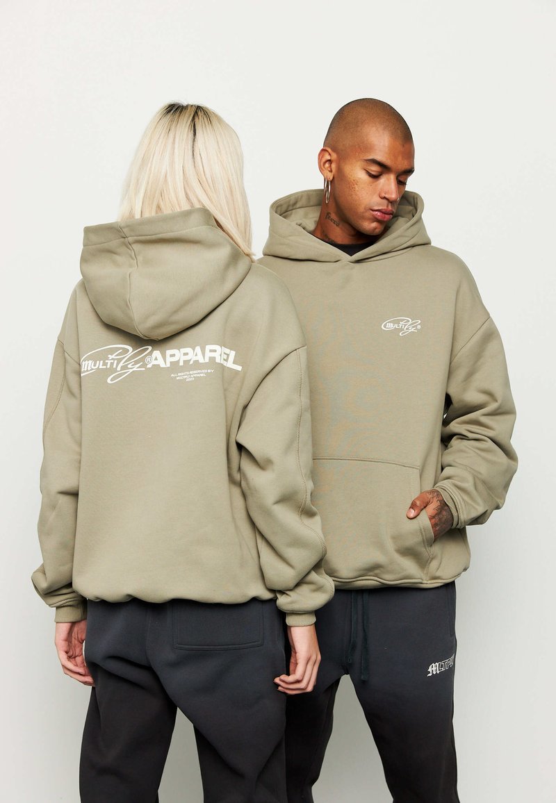 Multiply Apparel OVERSIZE M-PLY - Hoodie - vetiver/olijfgroen - Zalando.nl