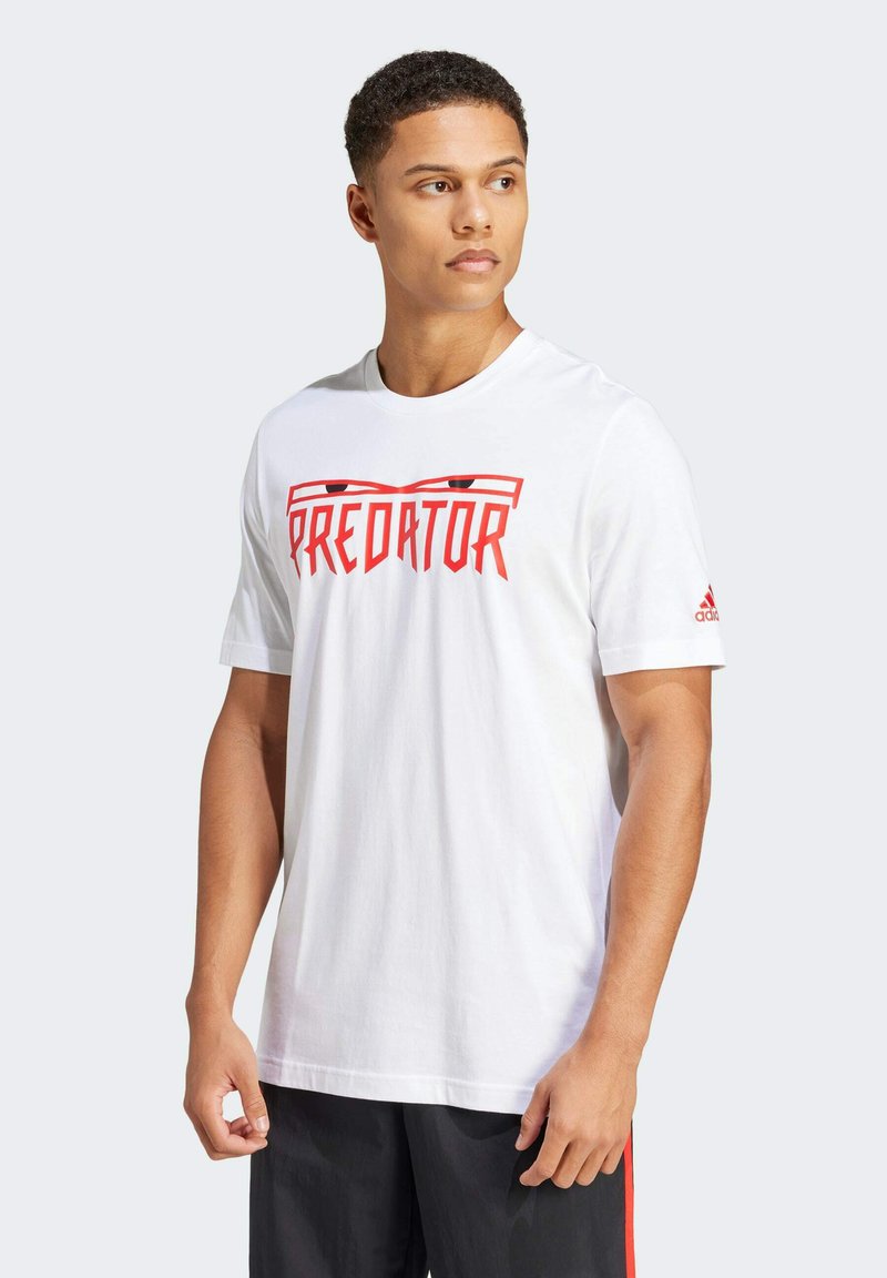 adidas Performance PREDATOR 30TH ANNIVERSARY - T-Shirt print - white ...