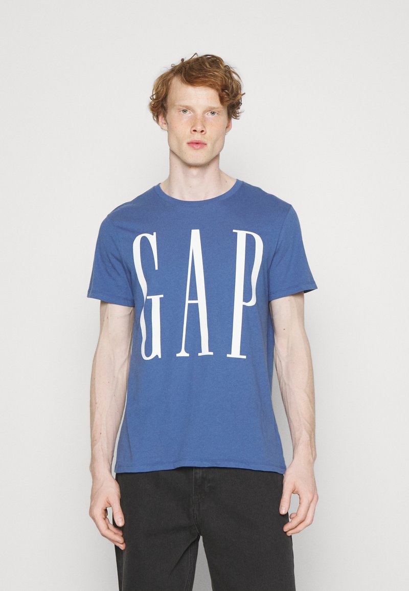 GAP CORP LOGO - Print T-shirt - chrome blue/blue - Zalando.co.uk