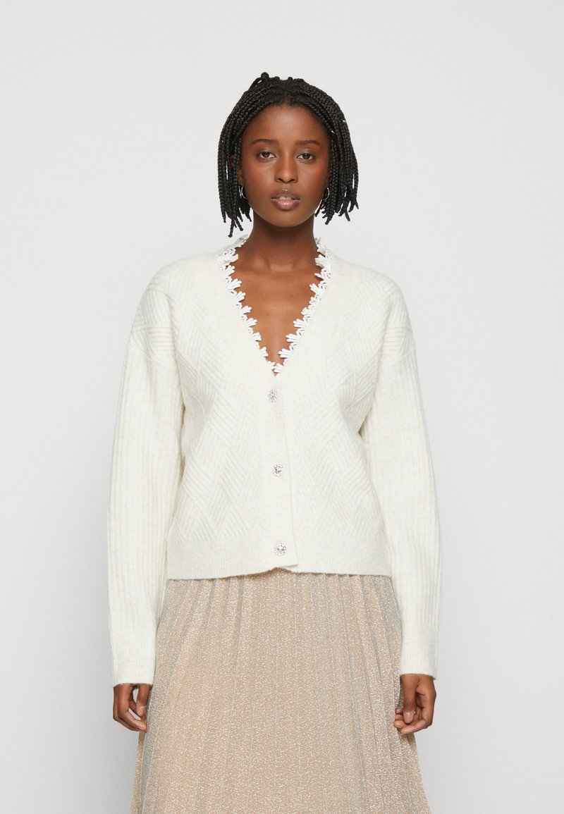 Object OBJSONJA CARDIGAN - Gilet - sandshell/beige - ZALANDO.BE