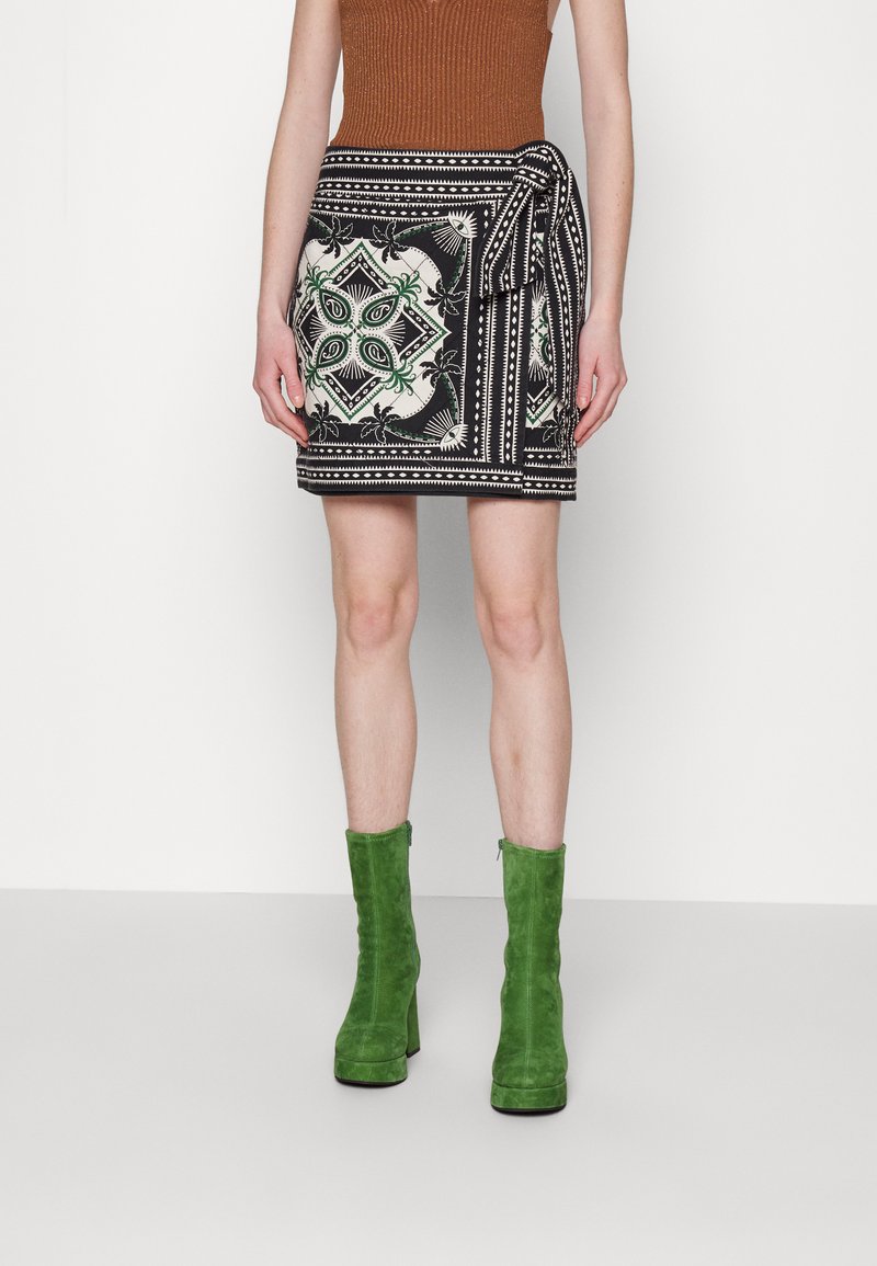 Farm Rio MINI SKIRT - Minijupe - mystic scarf/multicolore - ZALANDO.BE