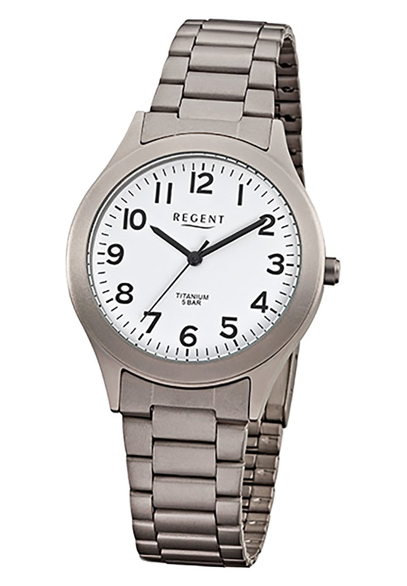 Regent MINERALGLAS - Uhr - grau/silberfarben/grau - Zalando.de