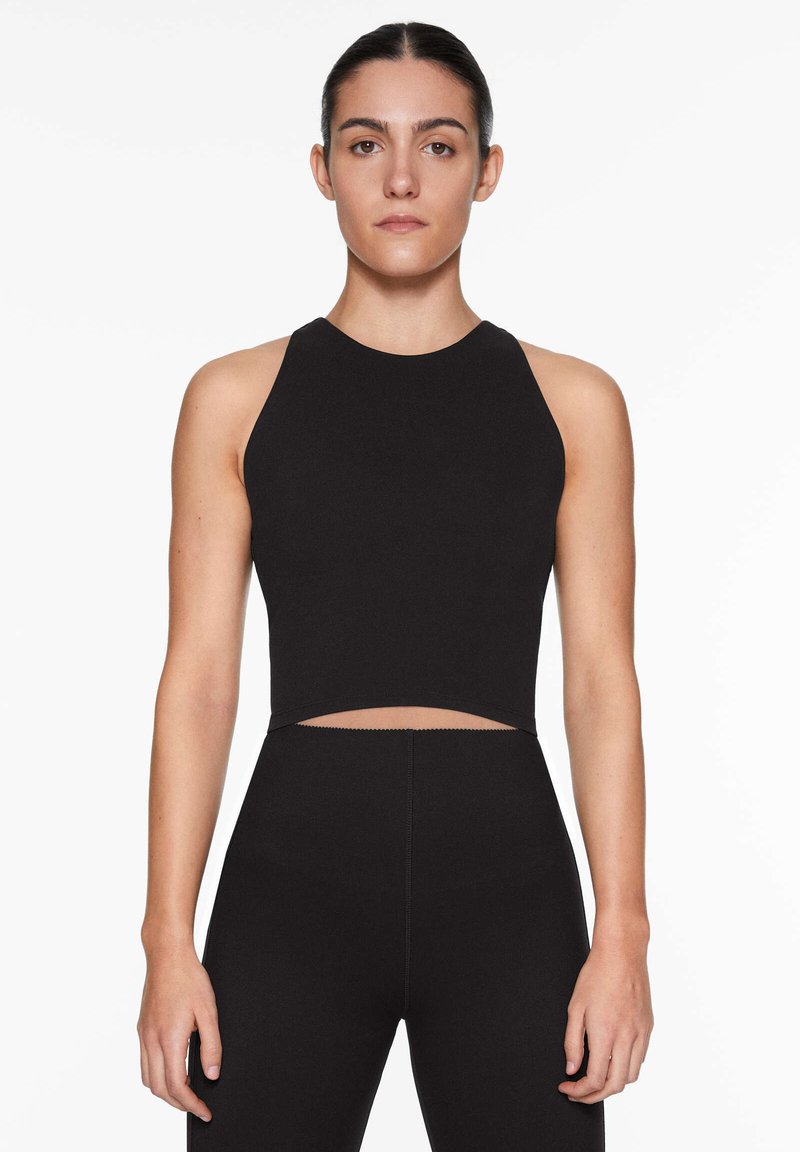OYSHO COMPRESSIVE - Top - black - Zalando.ie