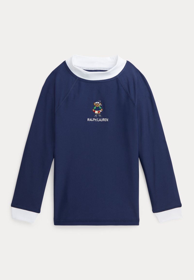 Polo Ralph Lauren SWIMWEAR RASHGUARD - Rash vest - newport navy/dark ...