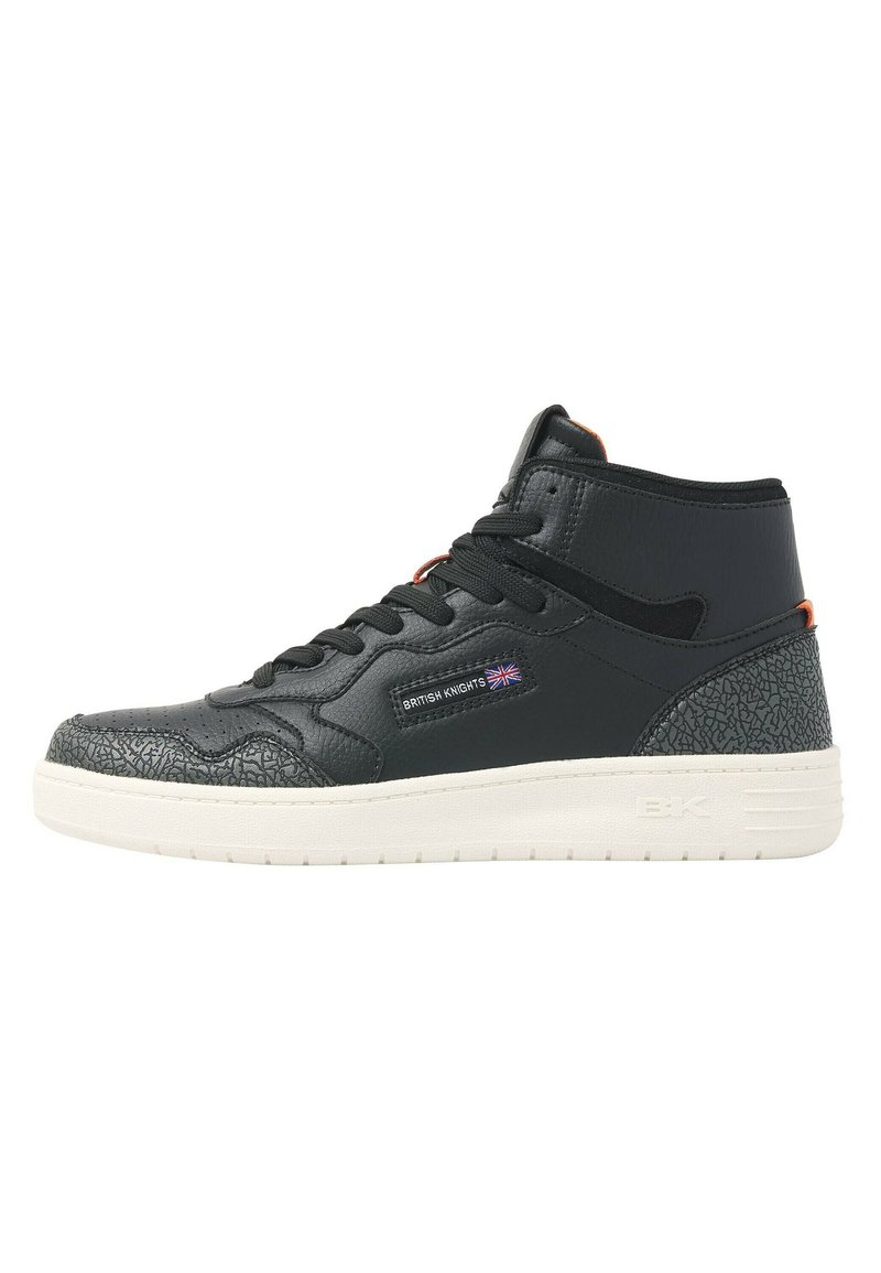 British Knights NOORS MID - Sneaker high - dk grey/dk brown/orange ...
