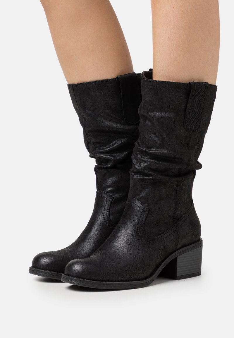 mtng PERSEA - Cowboy/Biker boots - black - Zalando.co.uk