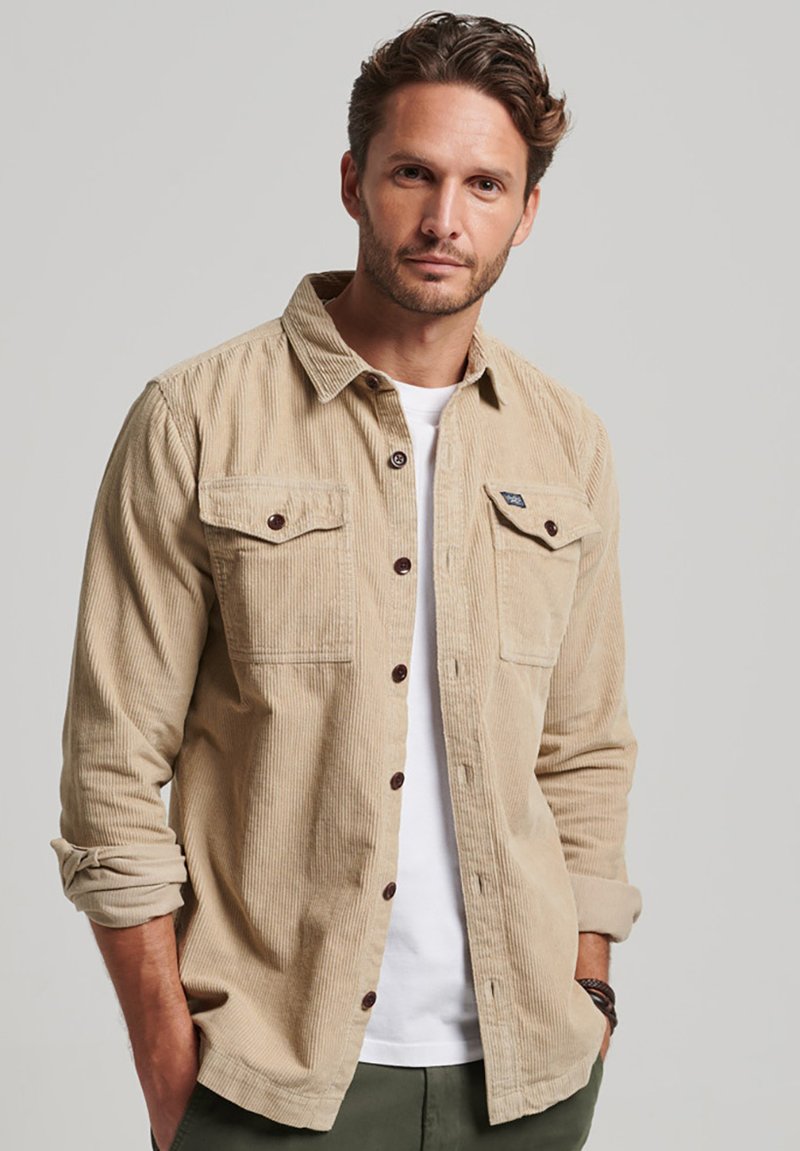 Superdry VINTAGE - Hemd - stone wash taupe brown/beige - Zalando
