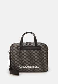 KARL LAGERFELD MONO KLASSIK BRIEFCASE UNISEX - Mallette - black/noir ...