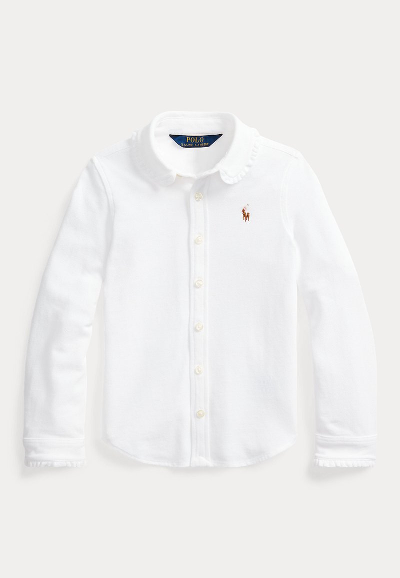 Polo Ralph Lauren OXFORD BUTTON FRONT SHIRT - Button-down blouse ...