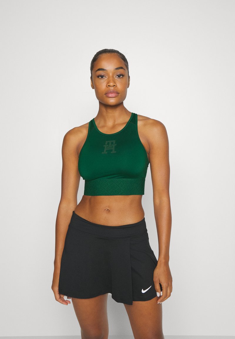 Tommy Hilfiger MID INTENSITY MONOGRAM TAPE - Medium support sports bra ...