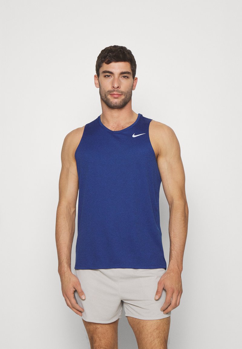 Nike Performance MILER TANK - Top - midnight navy/game royal/dunkelblau - Zalando.at