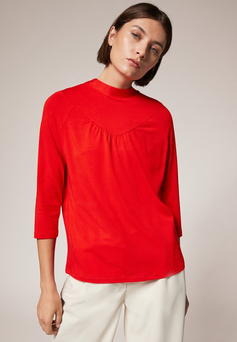 comma Longsleeve - fire red/lichtrood - Zalando.nl