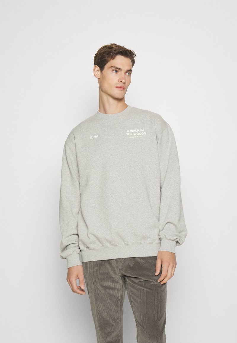 forét HOMAGE - Sweater - light grey melange/grijs - Zalando.nl