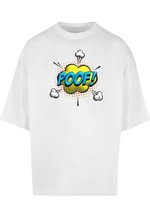 Merchcode POOF COMIC HUGE TEE - T-Shirt print - white/weiß - Zalando.at