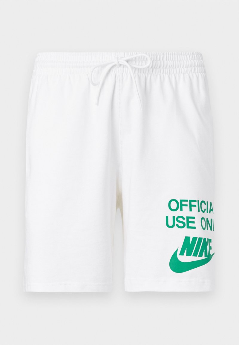 Nike Sportswear CLUB OFFICIAL - Shorts - white/stadium green/white ...
