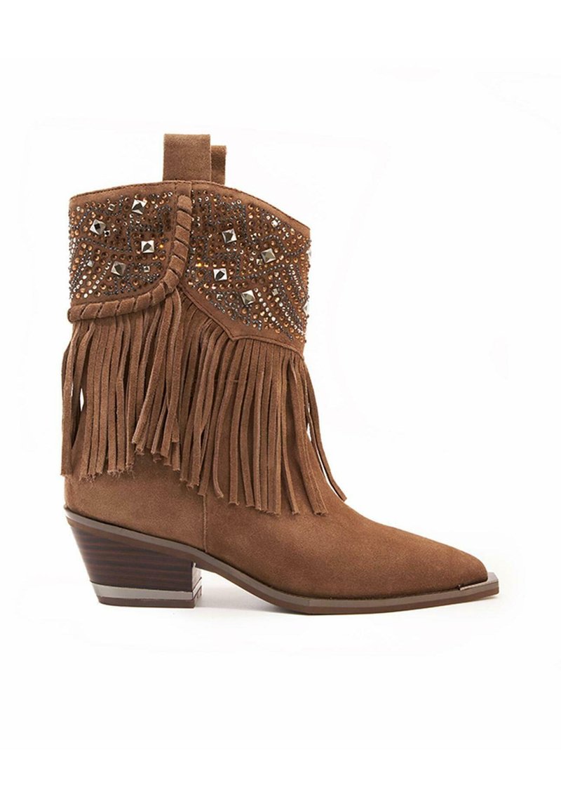 Alma en Pena Cowboy/biker ankle boot - marrón/brown - Zalando