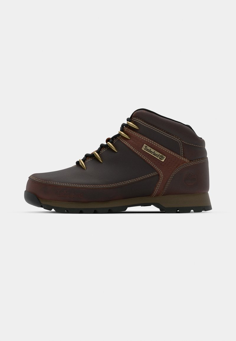 Timberland EURO SPRINT - Snørestøvletter - mid brown/black/brun ...