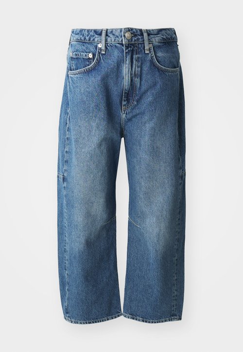 rag & bone SOFIE HIGH - Leveälahkeiset - jen/tummansininen - Zalando.fi