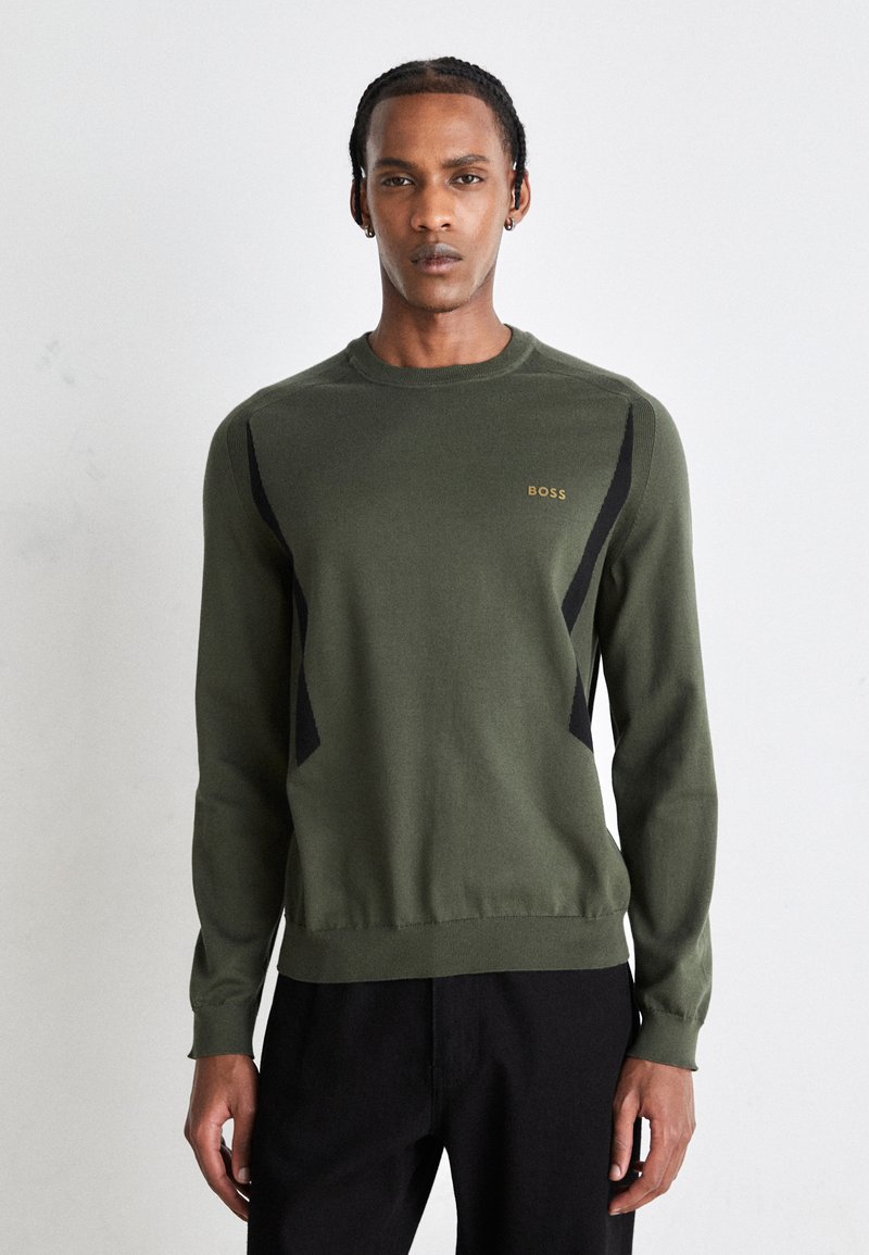 BOSS ROTEX - Jumper - open green/green - Zalando.ie