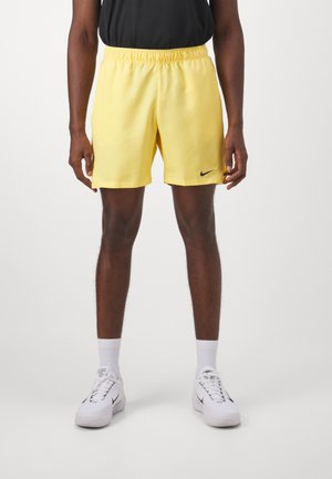 Nike Performance KNIT SHORT - Shorts - black/black/(coconut milk)/negro ...