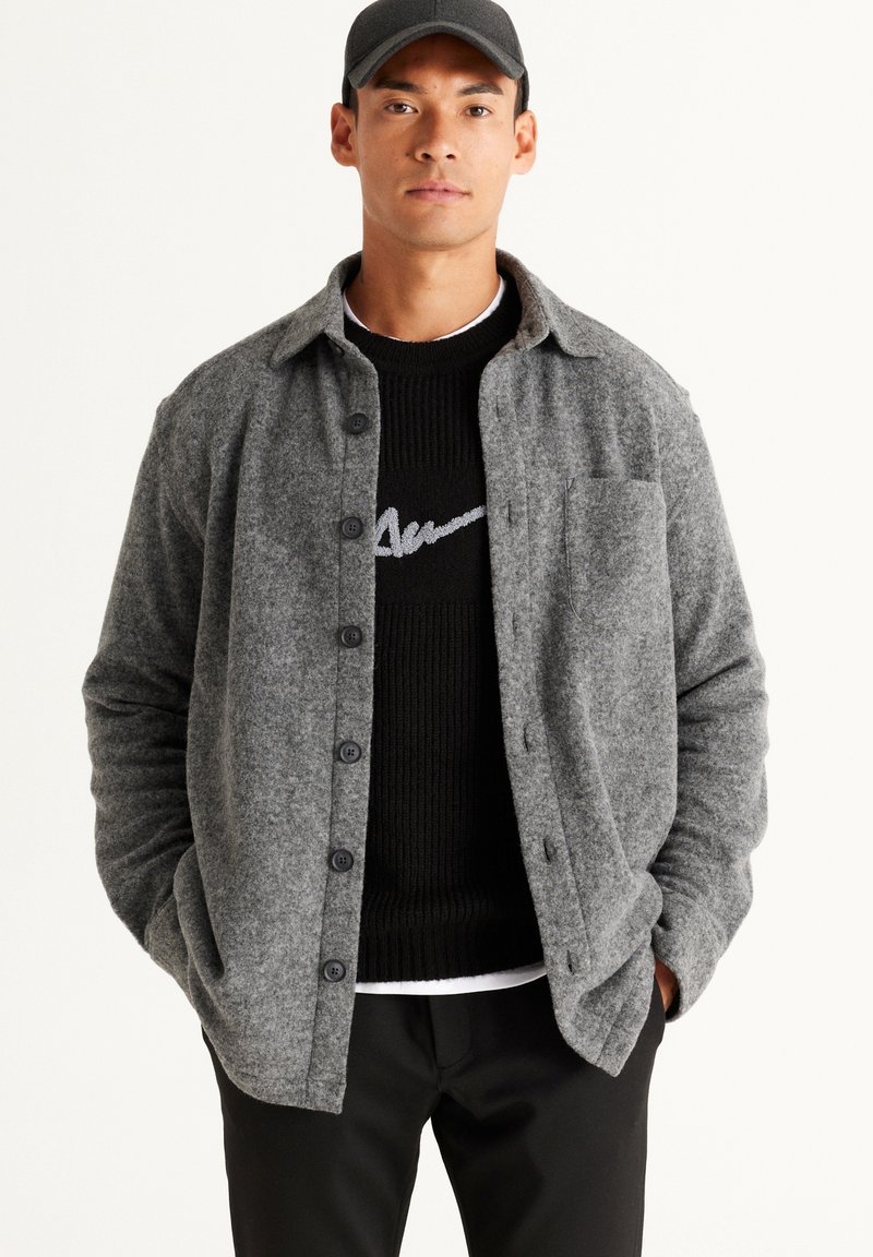 AC&CO / ALTINYILDIZ CLASSICS OVERSIZE FIT FLANEL - Jas - grey ...