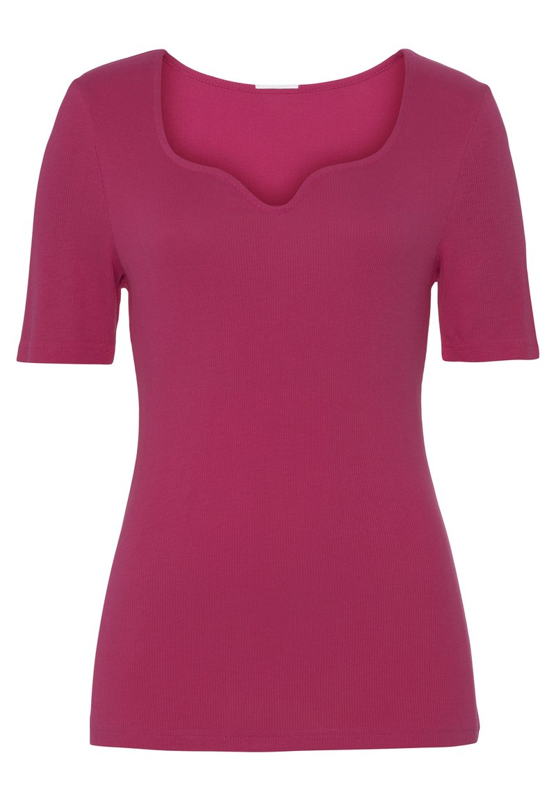 Vivance T-shirt basic - pink/donkerroze - Zalando.nl