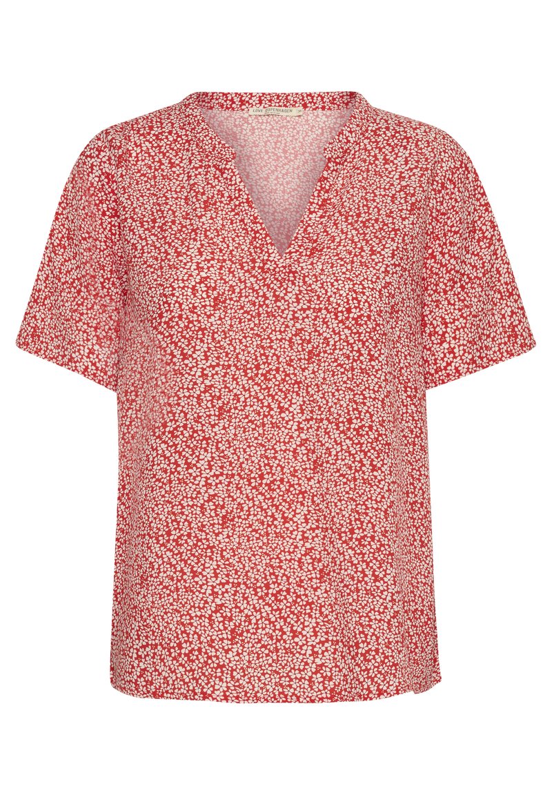 Love Copenhagen LCLUDA - Bluse - red small flower/rød - Zalando.dk