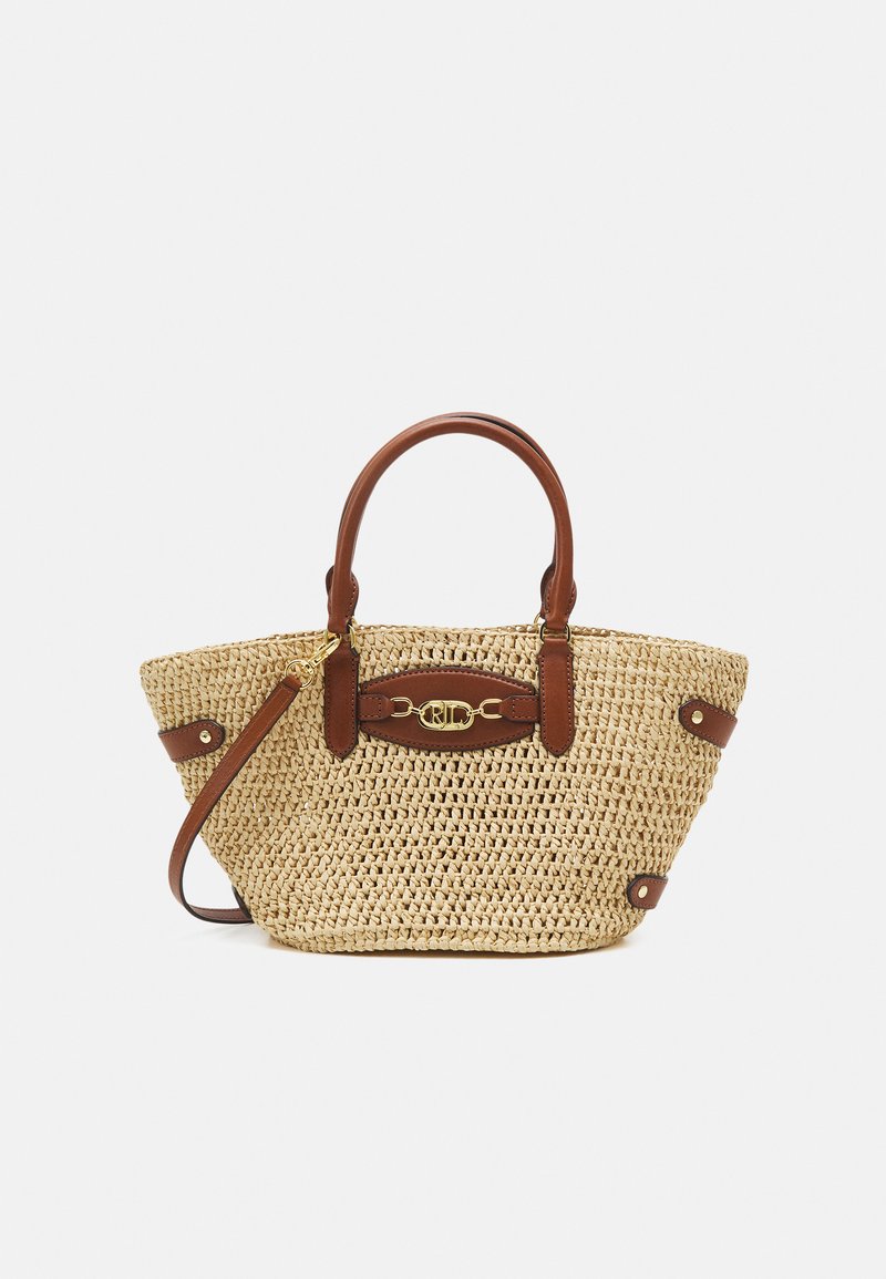 Lauren Ralph Lauren DAPHNEY TOTE SMALL - Tote bag - natural/off-white ...